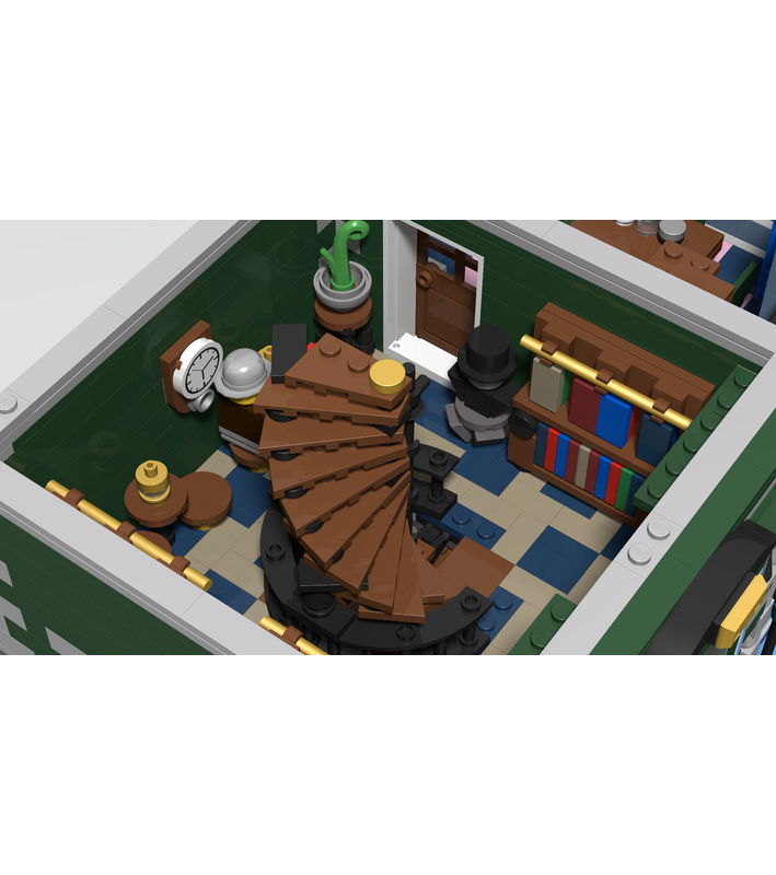 LEGO MOC Bookstore & Café by SkywardBrick | Rebrickable - Build with LEGO