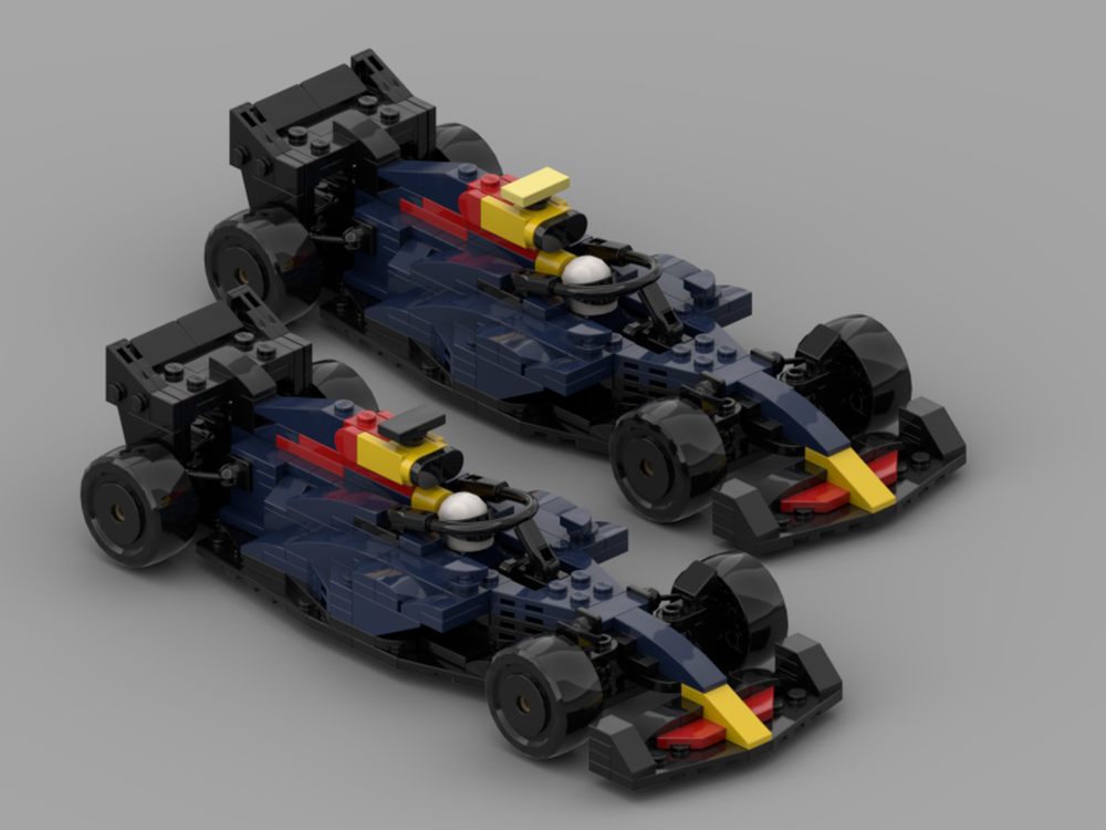 Lego Moc Red Bull Rb19 By Superbrickz™ Rebrickable Build With Lego