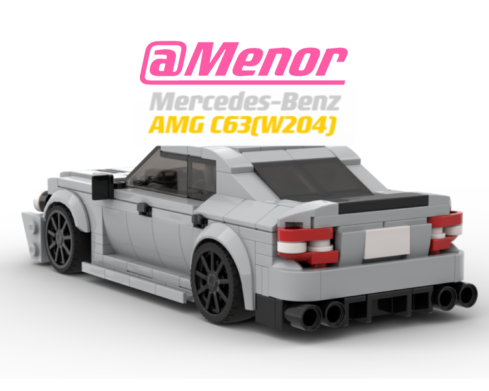Lego Moc Mercedes Benz Amg C63w204 By Menor Rebrickable Build