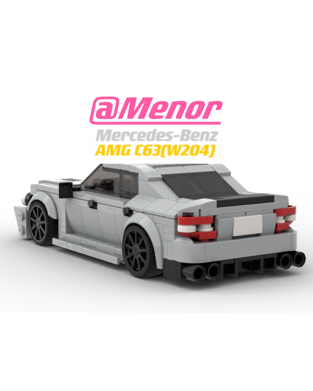 LEGO MOC Mercedes Benz AMG C63(W204) by Menor | Rebrickable - Build ...