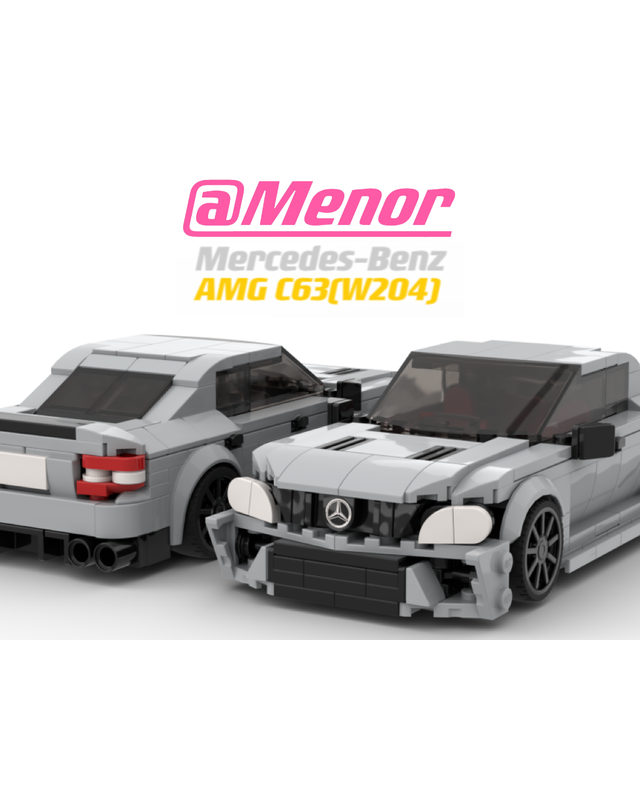 LEGO MOC Mercedes Benz AMG C63(W204) by Menor | Rebrickable - Build ...
