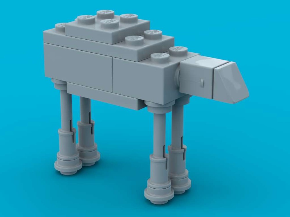LEGO MOC Micro AT-AT by RLanoue | Rebrickable - Build with LEGO