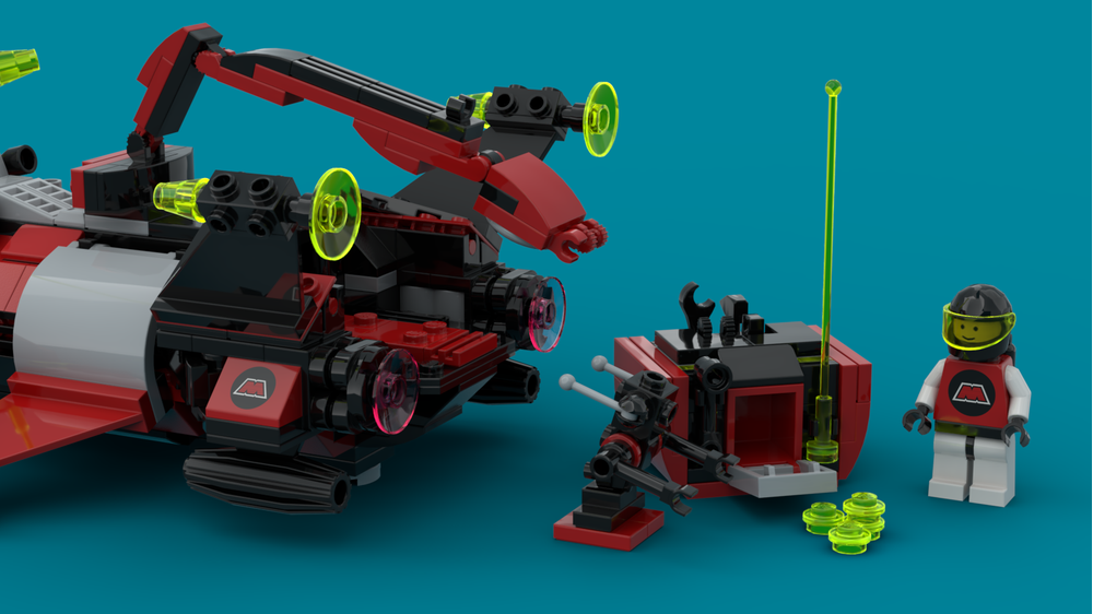 Lego Moc Mtron Particle Ionizer By Ao Ka Rebrickable Build With Lego