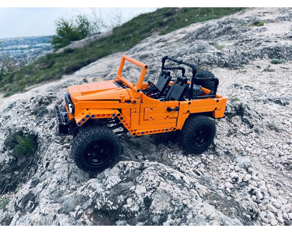 Lego Moc Toyota Fj40 Rc By Gyenesvi Rebrickable Build With Lego