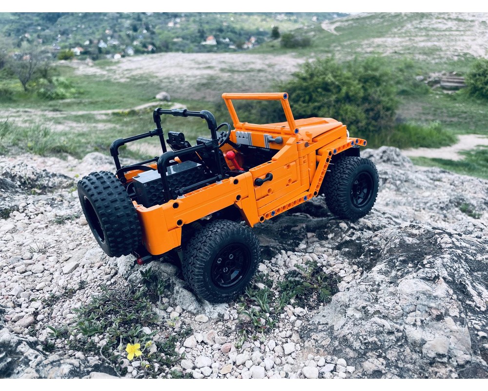Lego Moc Toyota Fj40 Rc By Gyenesvi Rebrickable Build With Lego