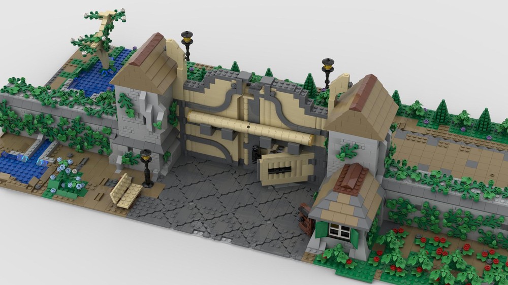 LEGO MOC Bree West Gate by Rogdush | Rebrickable - Build with LEGO