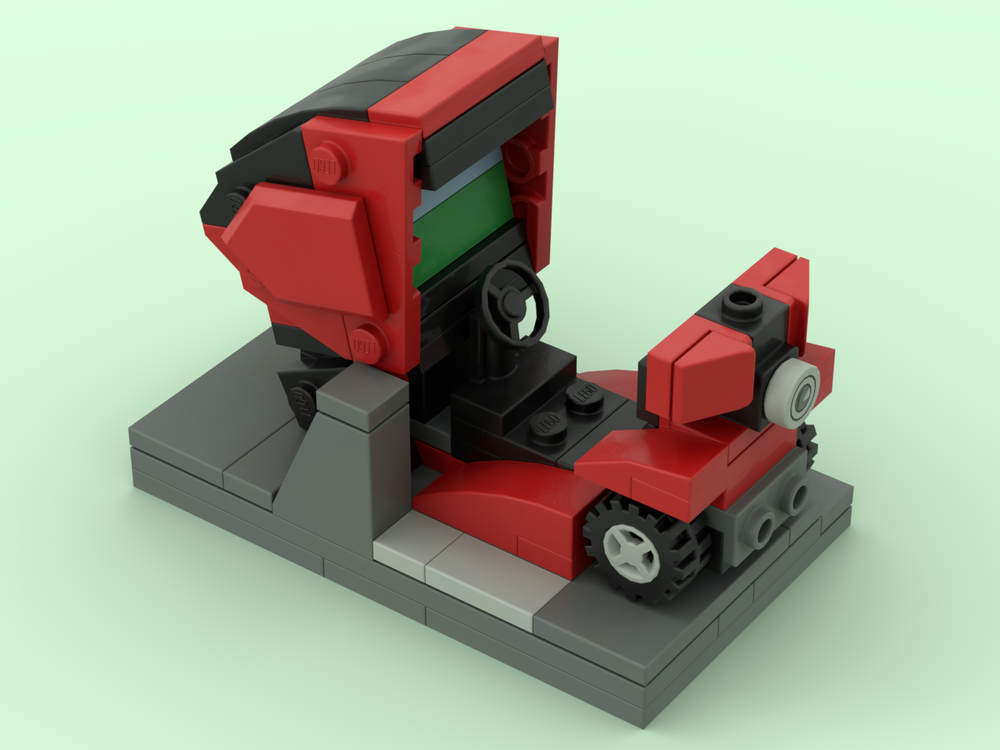 LEGO MOC Outrun Arcade Cabinet by zombiworkshop | Rebrickable - Build ...