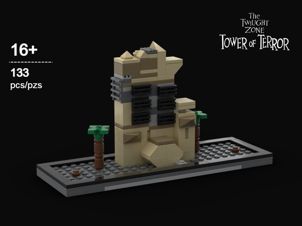 LEGO MOC Mini WDW Tower Of Terror by JustOllyy | Rebrickable - Build ...
