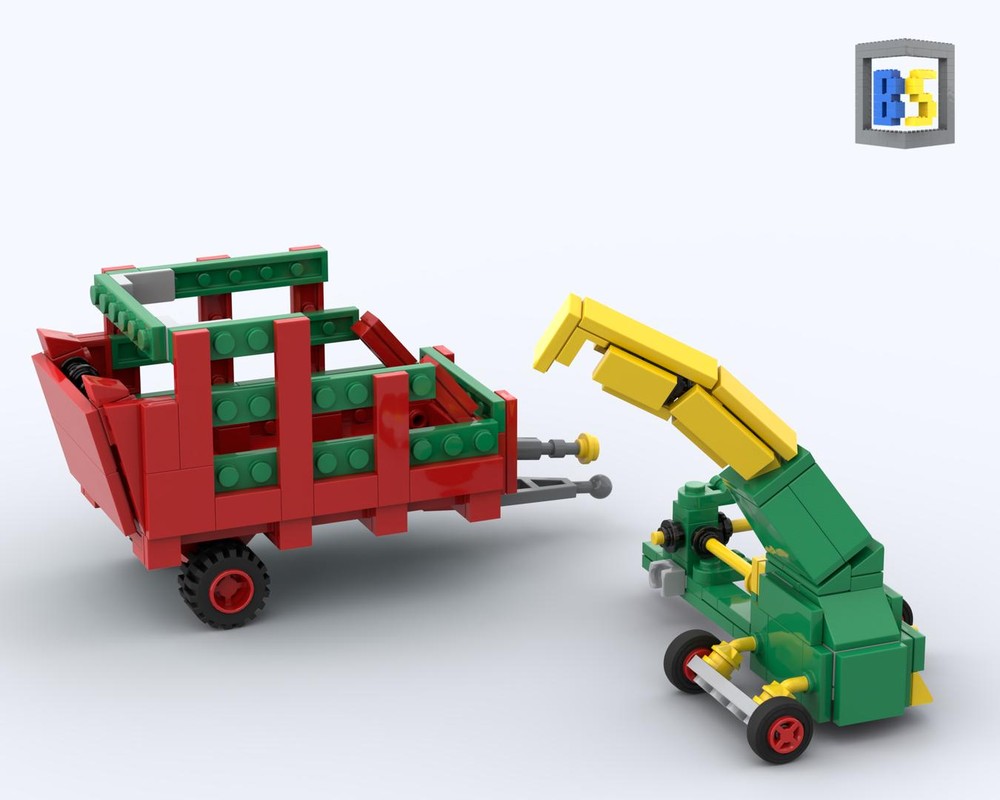LEGO MOC Forage Harvester and -Wagon by BrickScheme | Rebrickable ...