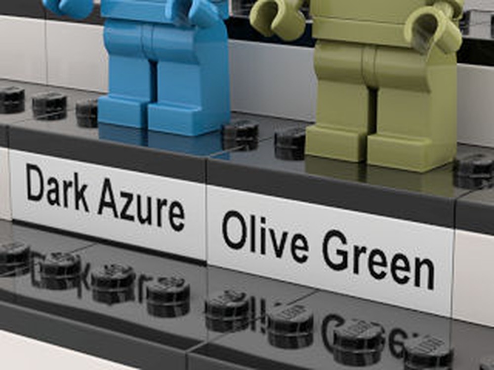Lego Moc 16 Minifigure Modular Display Stand By Jayfields Rebrickable