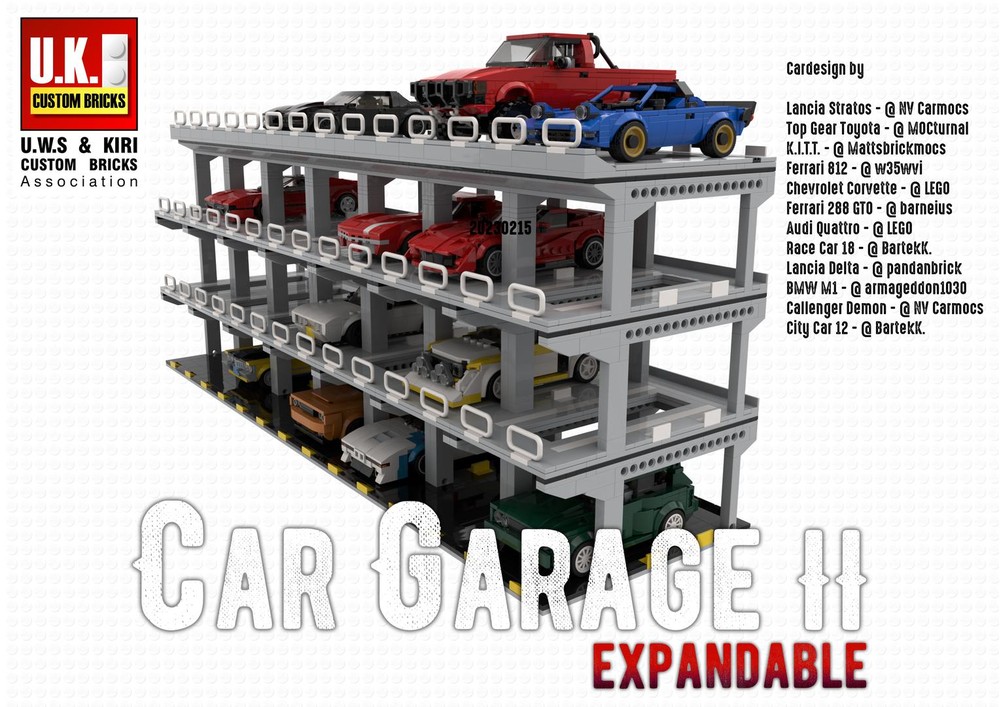 LEGO MOC Speed Champion Car Garage II by UK-CustomBricks | Rebrickable ...