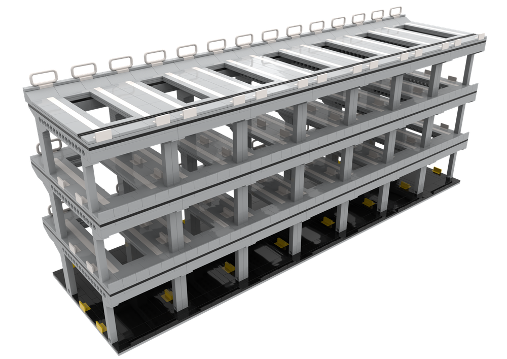 Lego Moc Speed Champion Car Garage Ii By Uk Custombricks Rebrickable