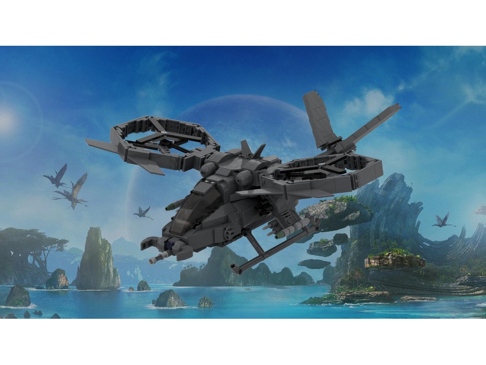 Lego Moc Wasp Avatar Style Vtol By Camobricktape Rebrickable