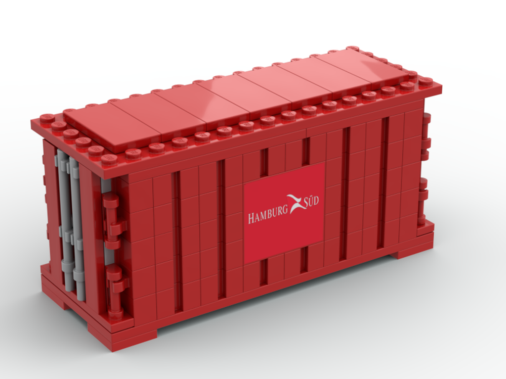 LEGO MOC Hamburg Sud 20ft Container by MHB Construction | Rebrickable ...