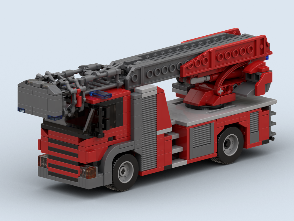 LEGO MOC Dresden Fire Ladder Truck by mausbricks | Rebrickable - Build ...