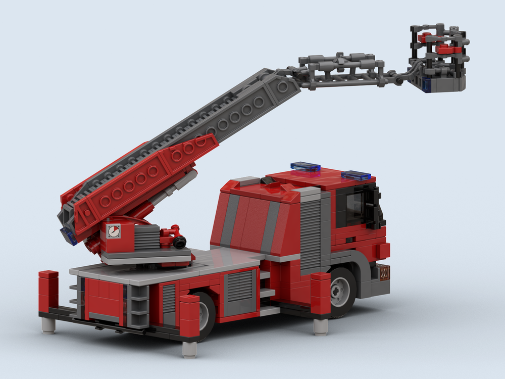 LEGO MOC Dresden Fire Ladder Truck by mausbricks | Rebrickable - Build ...