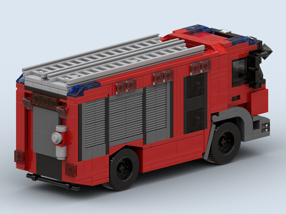 Lego Moc Nhn Fire Engine By Mausbricks Rebrickable Build With Lego
