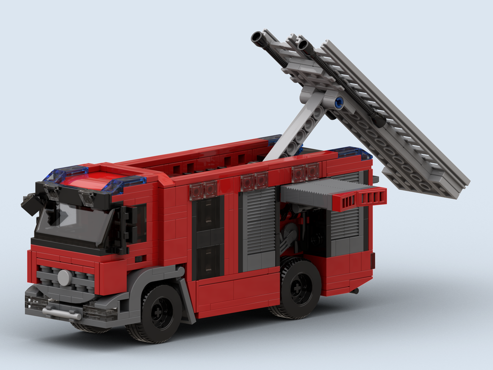 Lego Moc Nhn Fire Engine By Mausbricks Rebrickable Build With Lego