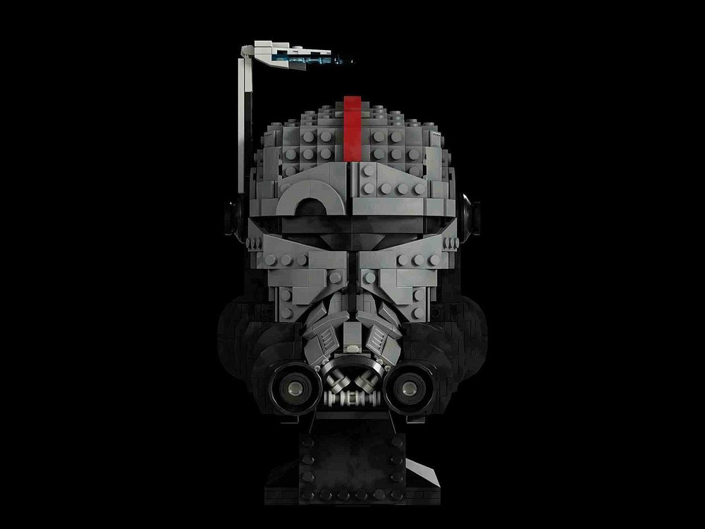 Lego Moc Bad Batch Helmet Crosshair By Alwaysking Rebrickable
