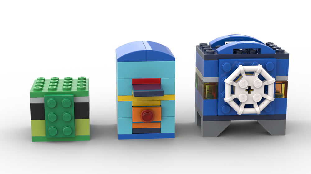 LEGO MOC 10696 3 Safes by Lenarex | Rebrickable - Build with LEGO