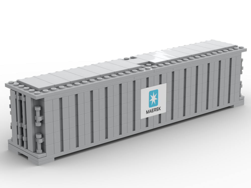 LEGO MOC Maersk 40ft container by MHB Construction | Rebrickable ...