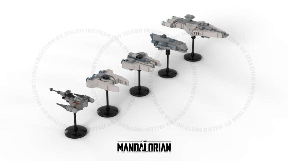 LEGO MOC Nano size Mandalorian Fleet by jellco | Rebrickable - Build ...
