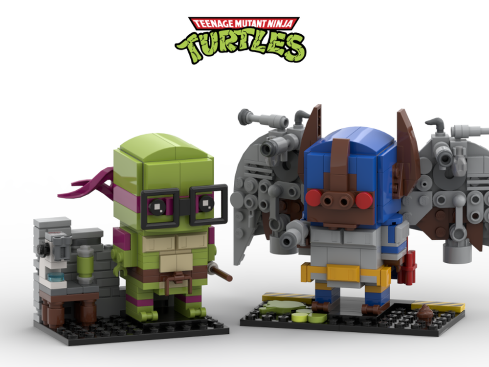 LEGO MOC TMNT - Set 5 - Brickheadz ( Donatello + Wingnut ) by ...