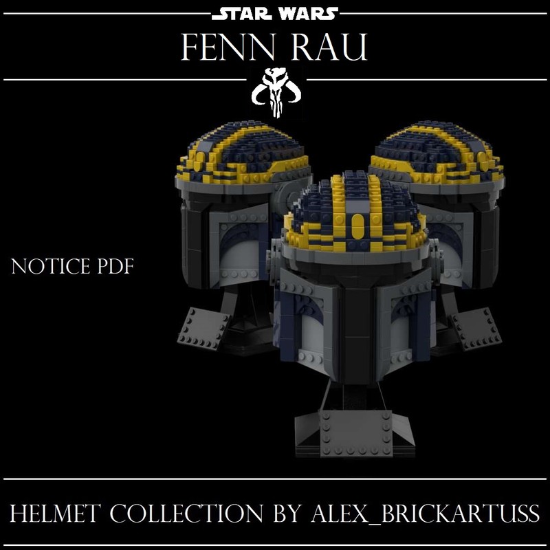 LEGO MOC Helmet Fenn Rau by Alex_BricKartuss | Rebrickable - Build with ...