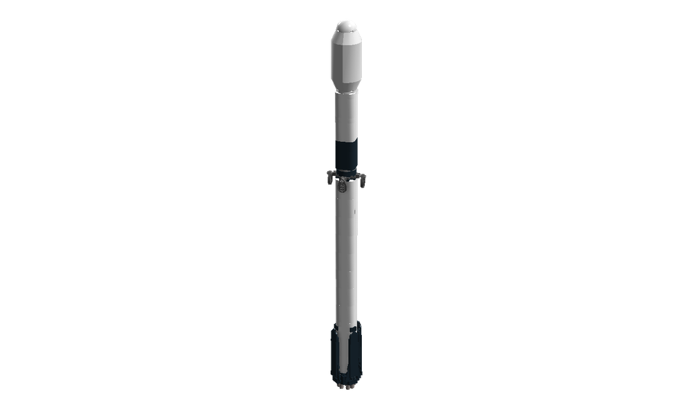 LEGO MOC Space X Falcon 9 Block 5 by KCINTECH | Rebrickable - Build ...