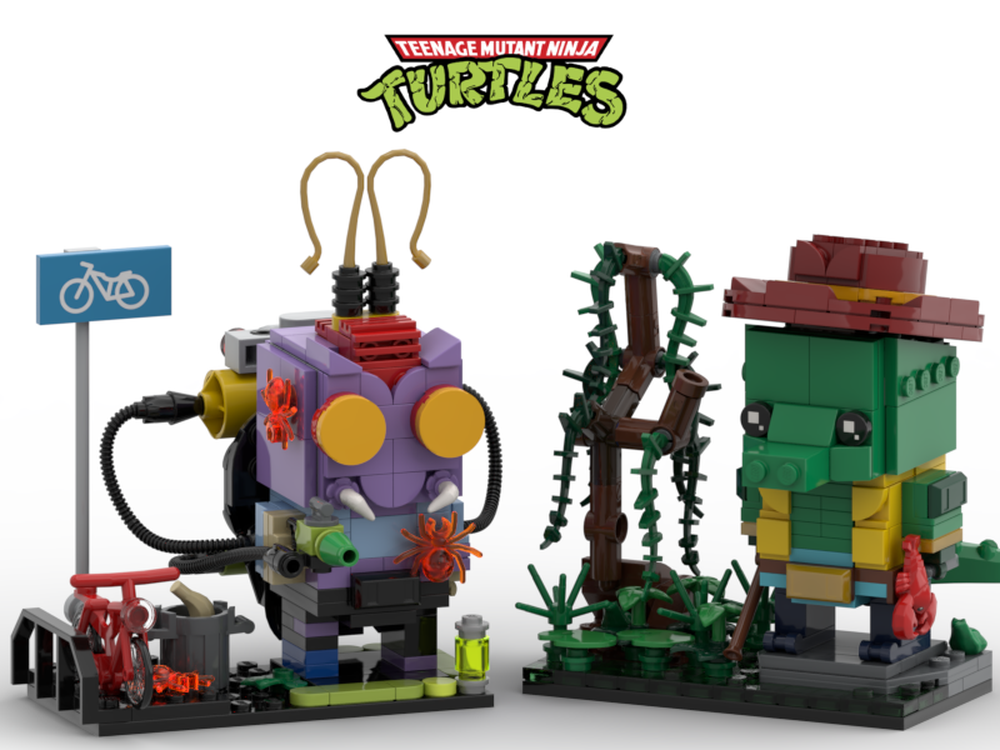 LEGO MOC TMNT - Set 6 - Brickheadz ( Leatherhead + Scumbug ) by ...