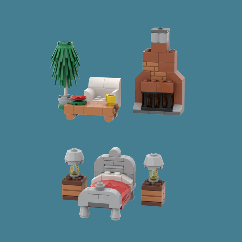 LEGO MOC 11021- Furniture by Vantablank27 | Rebrickable - Build with LEGO