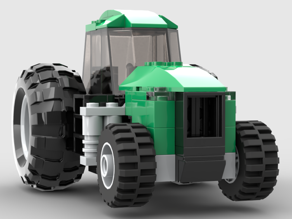 LEGO MOC John Deere Tractor by ostrich14 | Rebrickable - Build with LEGO