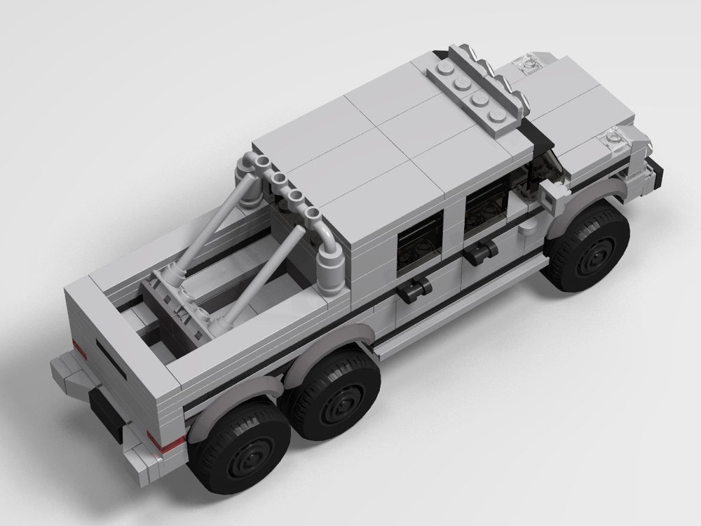 Lego Moc Mercedes Benz G Class 6x6 By Supersoniquebricks Rebrickable
