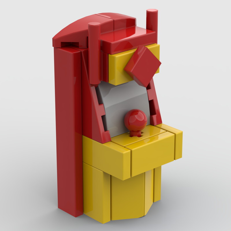 LEGO MOC Alternate Upright Arcade Cabinet by Ptchnk | Rebrickable ...