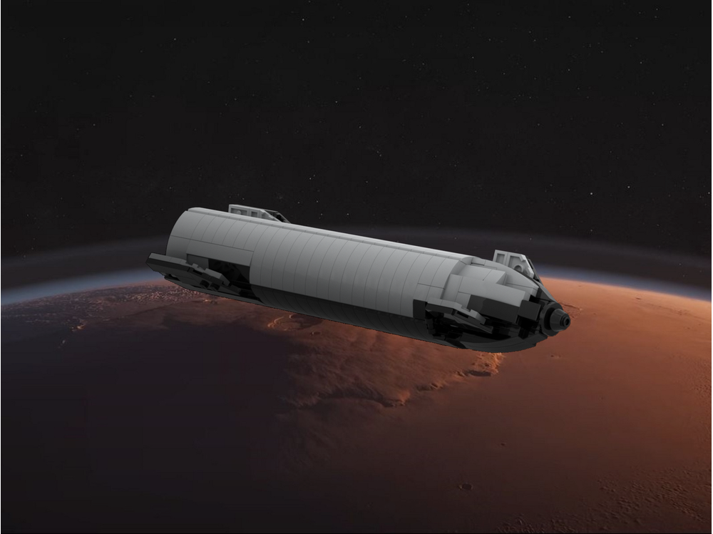 Lego Moc Spacex Starship And Super Heavy By Taters Rebrickable Build