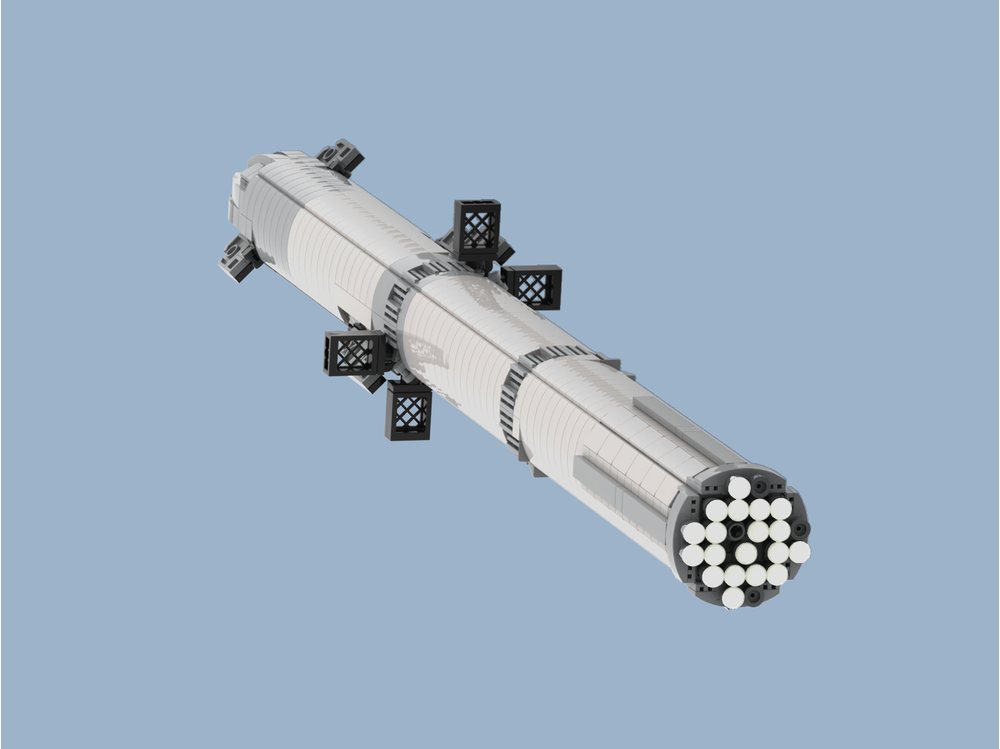 LEGO MOC SpaceX Starship & Super Heavy by Taters | Rebrickable - Build ...