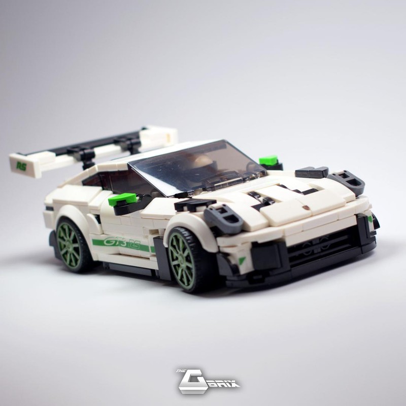 LEGO MOC Porsche 911 (992) GT3 RS - LBG/Red/White/Yellow by thegbrix ...