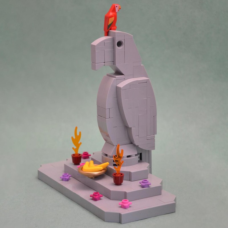 LEGO MOC Stone Parrot by Kritch | Rebrickable - Build with LEGO