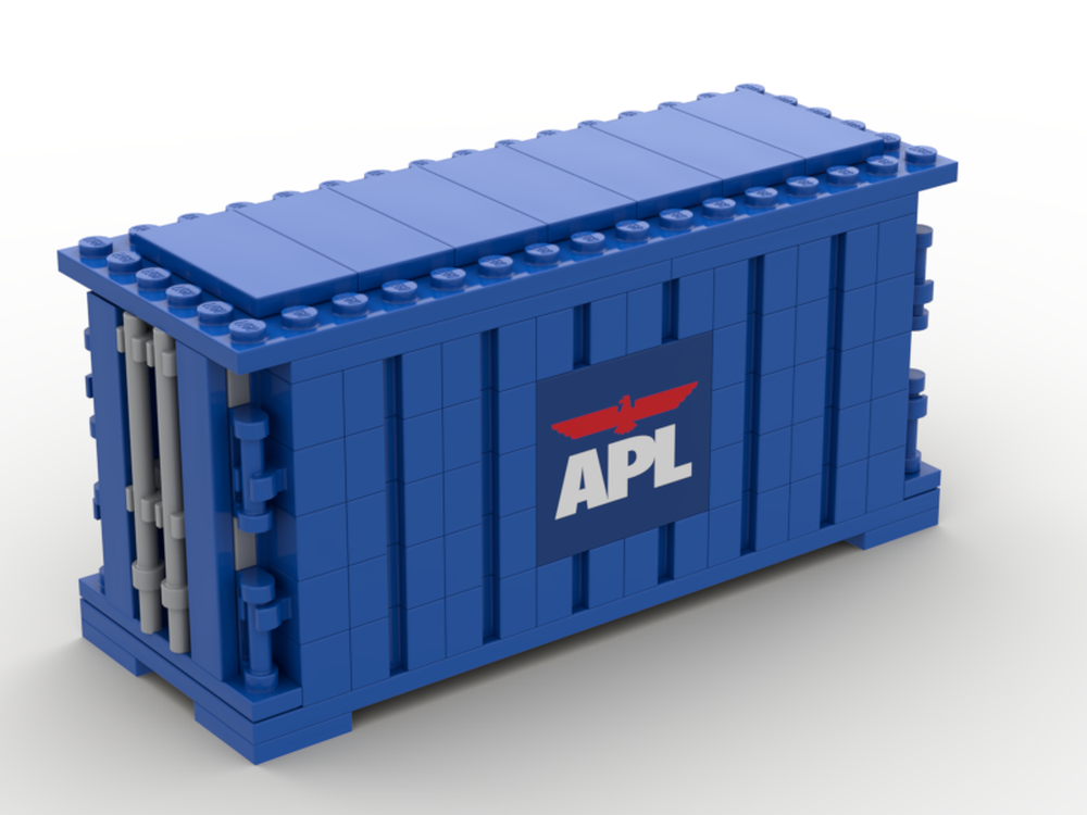 LEGO MOC APL 20ft container by MHB Machinery | Rebrickable - Build with ...