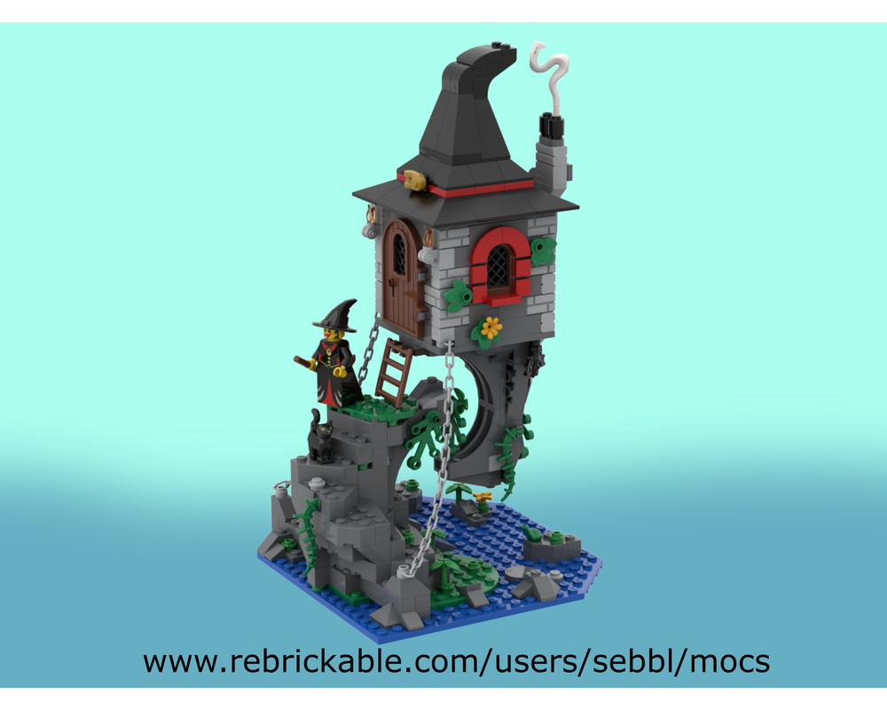 LEGO MOC Witch's Tensegrety Hut by sebbl | Rebrickable - Build with LEGO