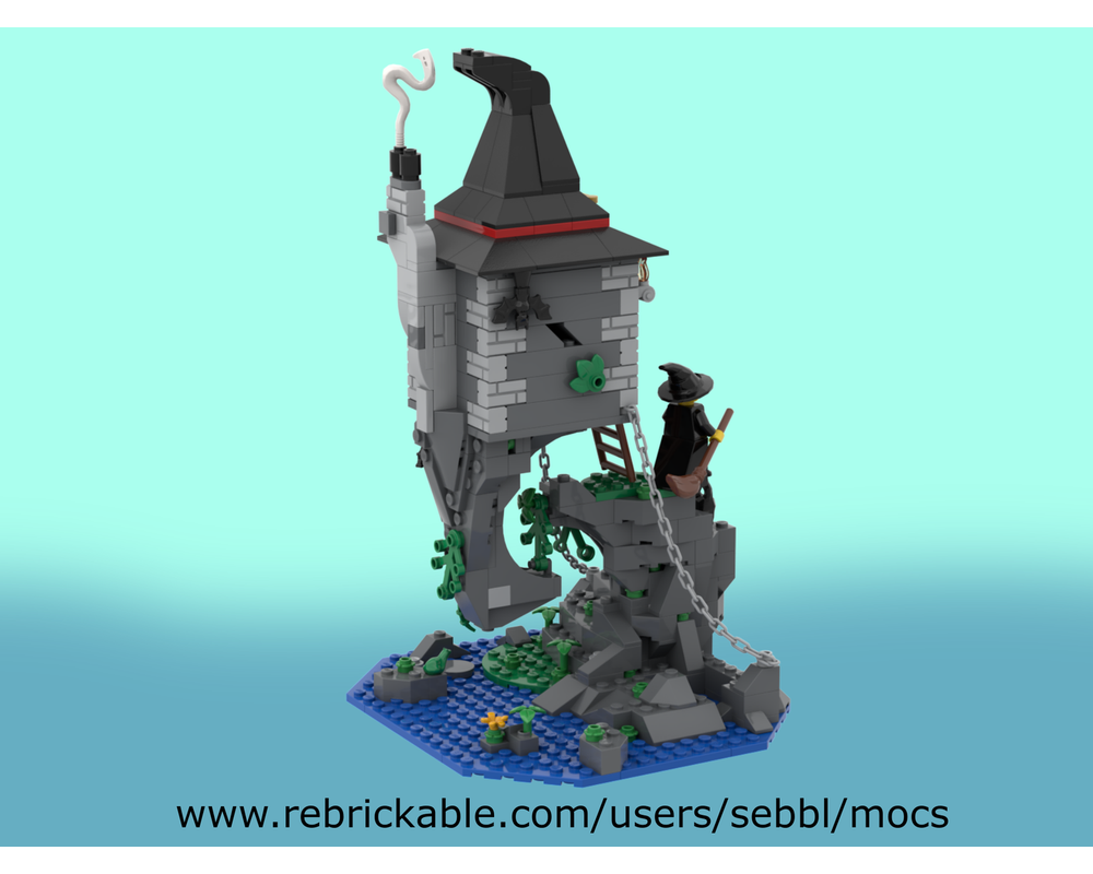 LEGO MOC Witch's Tensegrety Hut by sebbl | Rebrickable - Build with LEGO