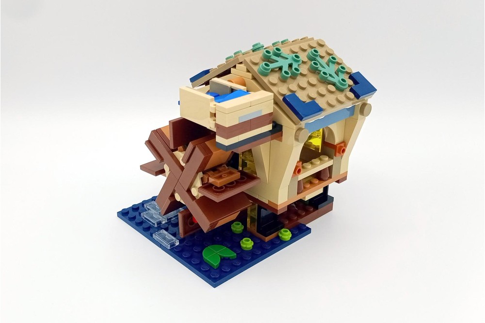 LEGO MOC 31143 Watermill by Nequmodiva | Rebrickable - Build with LEGO