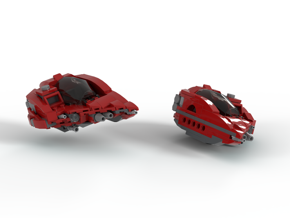 LEGO MOC Herz-class split/tandem interceptor by Hedu88 | Rebrickable ...