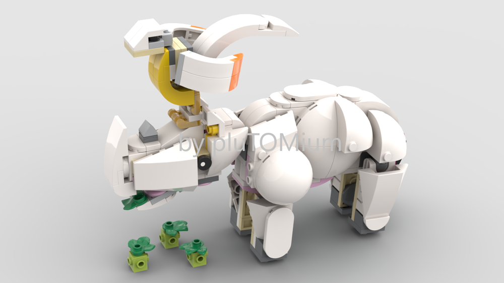 LEGO MOC Rhino and Friend (LEGO 31133 Alternate) by pluTOMium ...