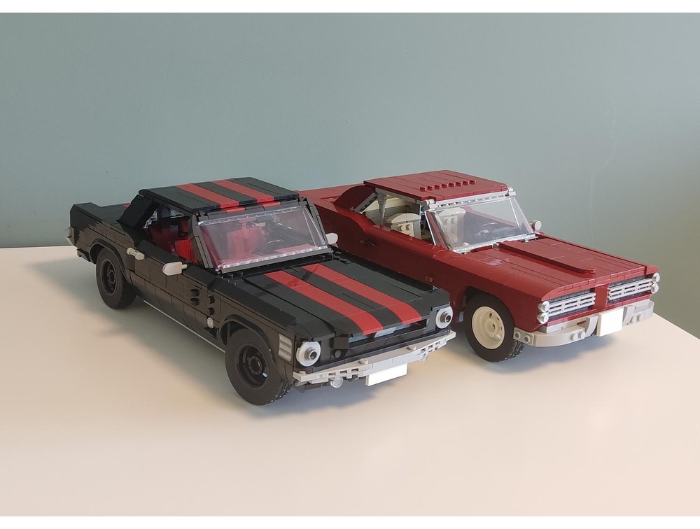 Lego Moc 10304 Ford Mustang64 By Kirvet Rebrickable Build With Lego