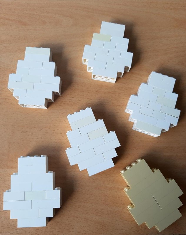 LEGO MOC half a dozen of eggs by carel0180 | Rebrickable - Build with LEGO