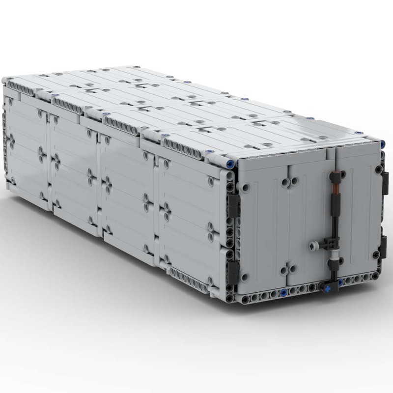 LEGO MOC-146829 Trailer & Container for Semi-trailer Truck by TMs MOCs ...