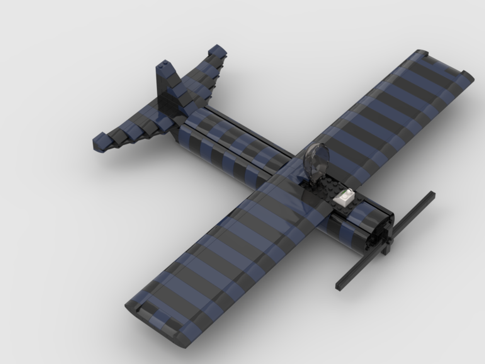 LEGO MOC Big propeller plane by cabob_133 | Rebrickable - Build with LEGO