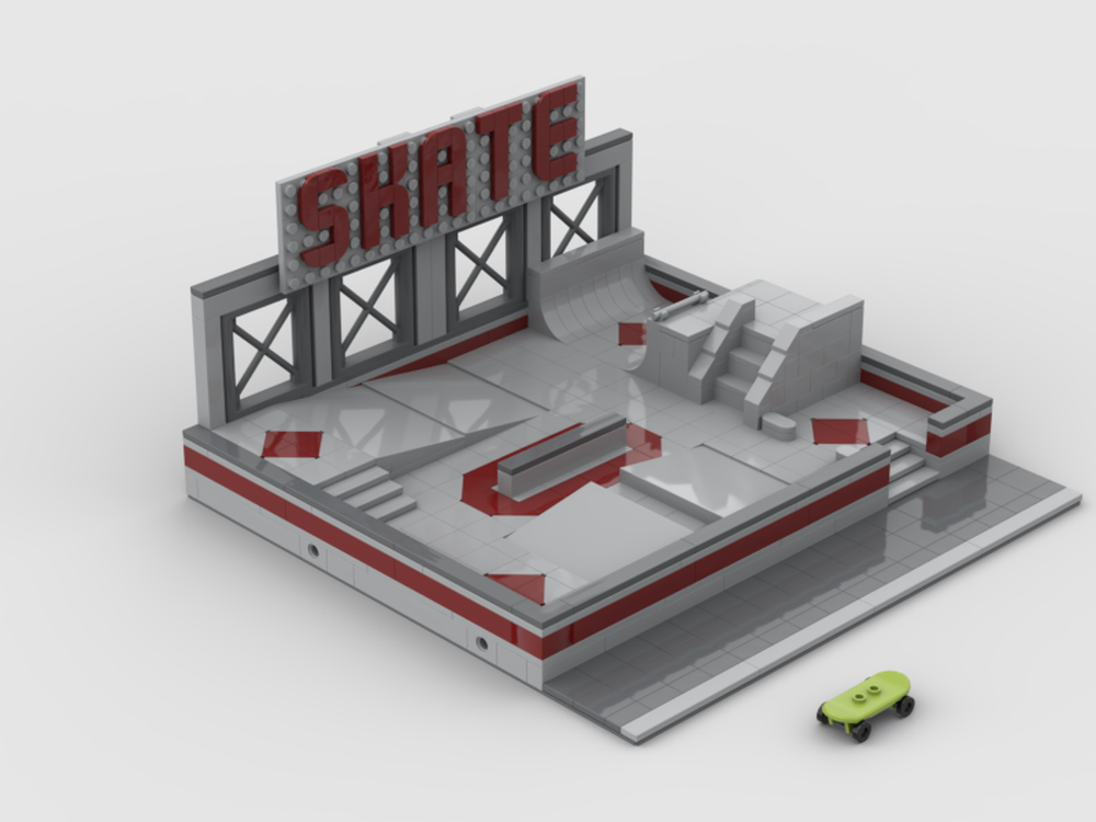 LEGO MOC Outdoor Skate Park by alexovtheabyss | Rebrickable - Build ...