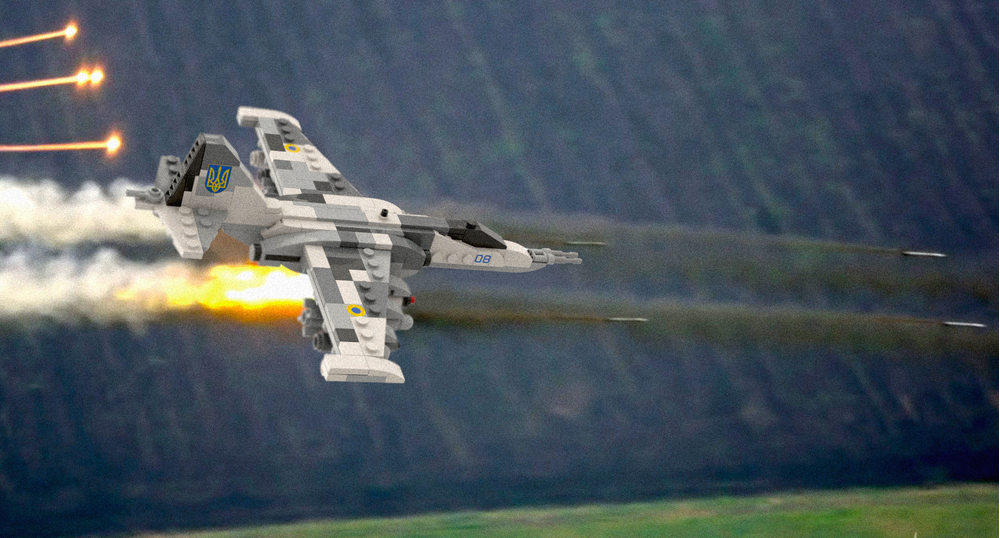 Lego Moc 172 Scale Su 25 Frogfoot Uaf By Handsolo99 Rebrickable